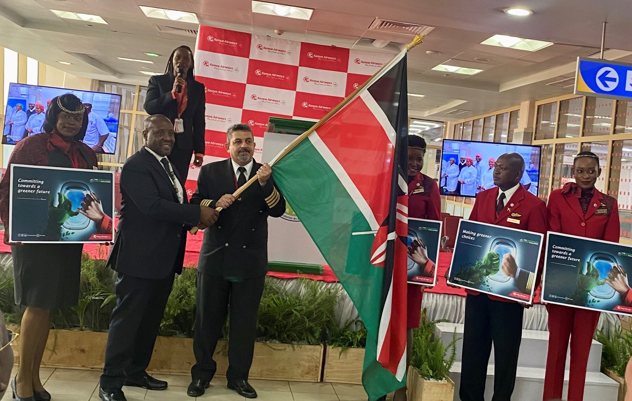 The Launch of the Kenya Airways Sustainable Aviation Fuel flight ...